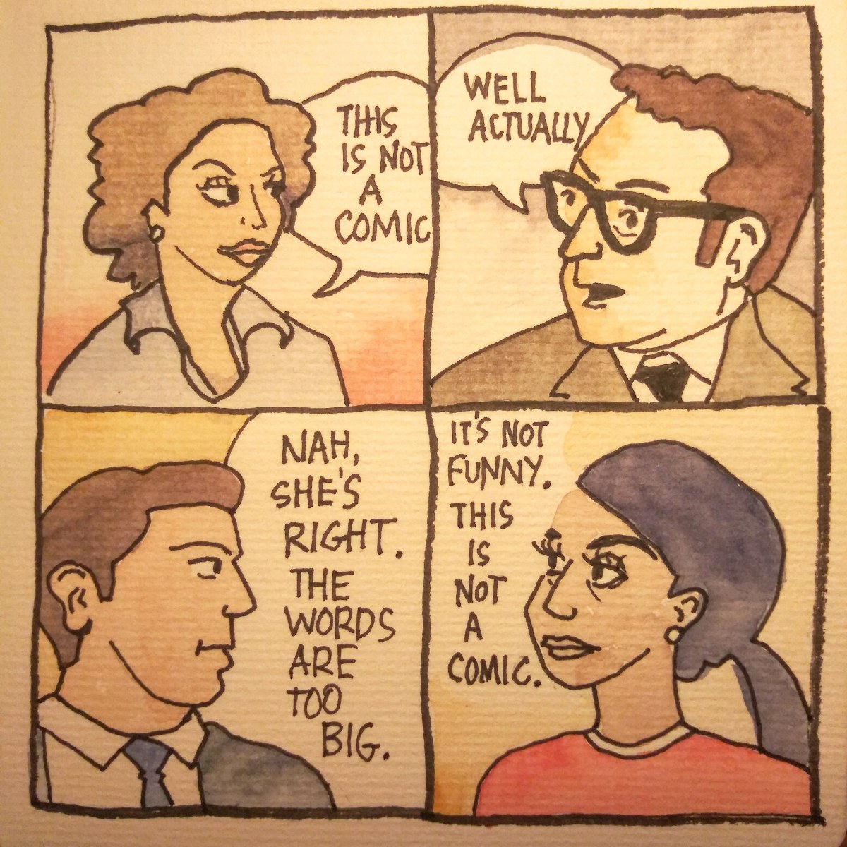 This is not a comic | wobbly lines and songs